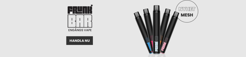 Frunk Bar Engångs Vape | 800 bloss med mesh coil